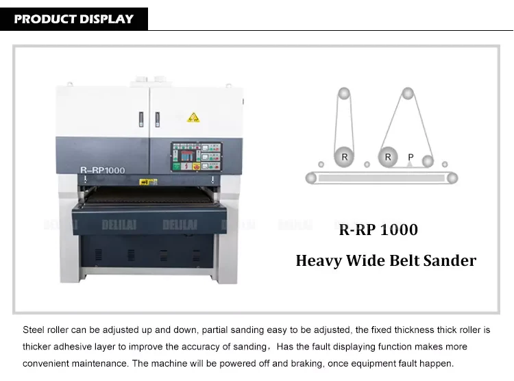 Wide Belt Wood Sander Panel Sanding Polishing Machine - Buy Wide Belt ...