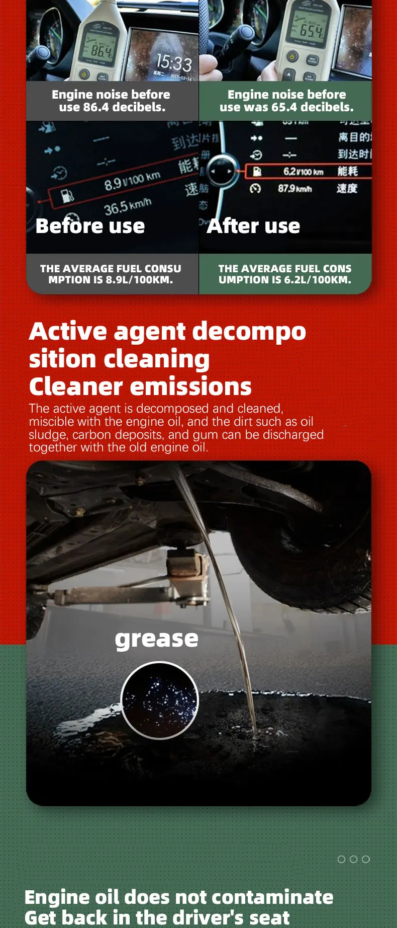 Ora Engine Oil System Cleaner With Anti Carbon Effect Removes ...