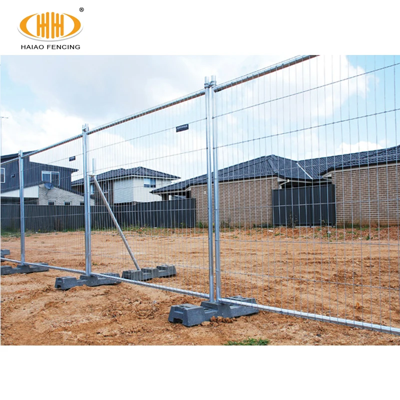 PVC Coated Temporary Fence Concrete Base - Fast & Reusable