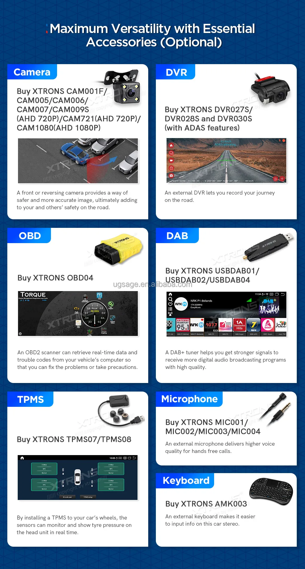 Xtrons 12.3 Inch Touch Carplay Screen Android 12 Car Audio 8+128g ...