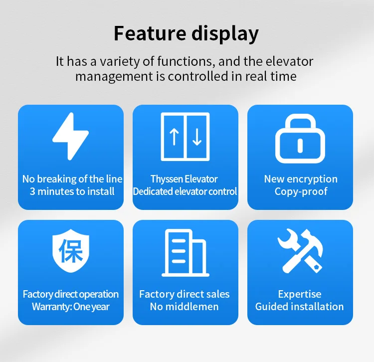 Thyssenkrupp Elevator 8th To 32nd Floor Elevator Access Control Board ...