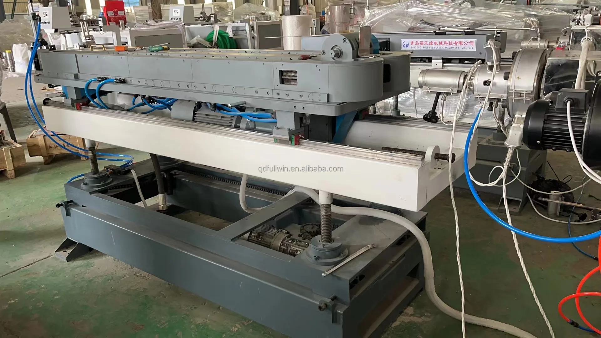 Pvc Hdpe Plastic Corrugated Tube Pipe Extrusion Forming Machine Pe Pvc ...