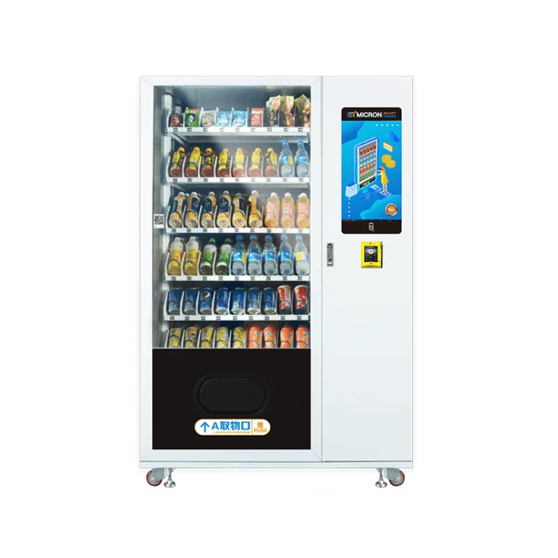 Smart 24 Hours Self Service Automatic Milk Snack Drink Vending Machine ...
