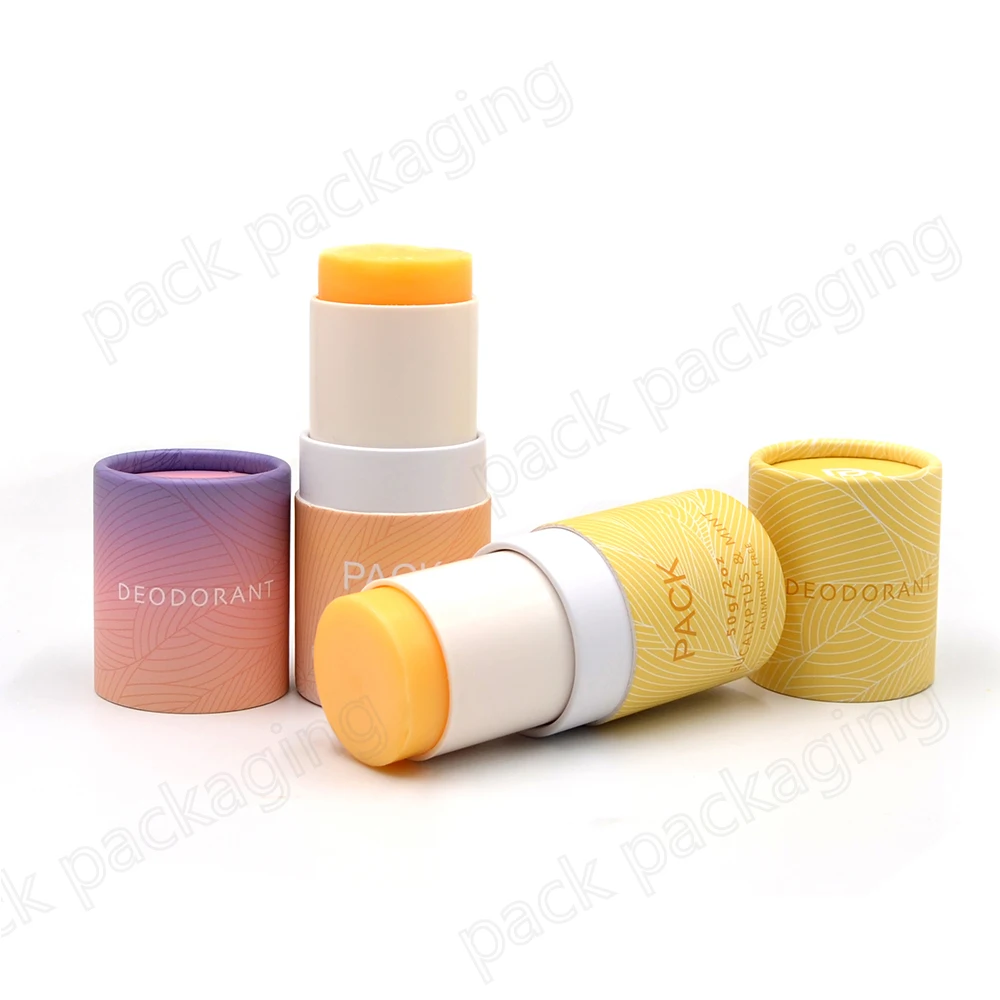 Eco-friendly Deodorant Container - Biodegradable Kraft Cardboard