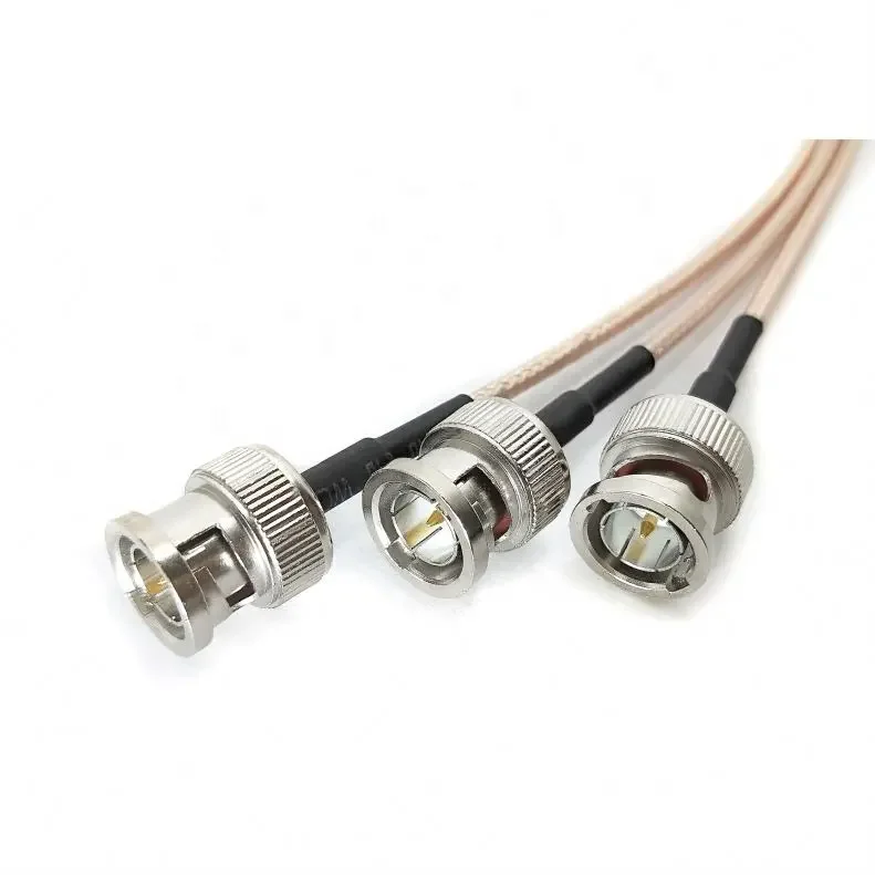 75ohm HD SDI Video Cable BNC Male Plug to BNC Male Straight Pigtail Cable RG179 for Monitor ...