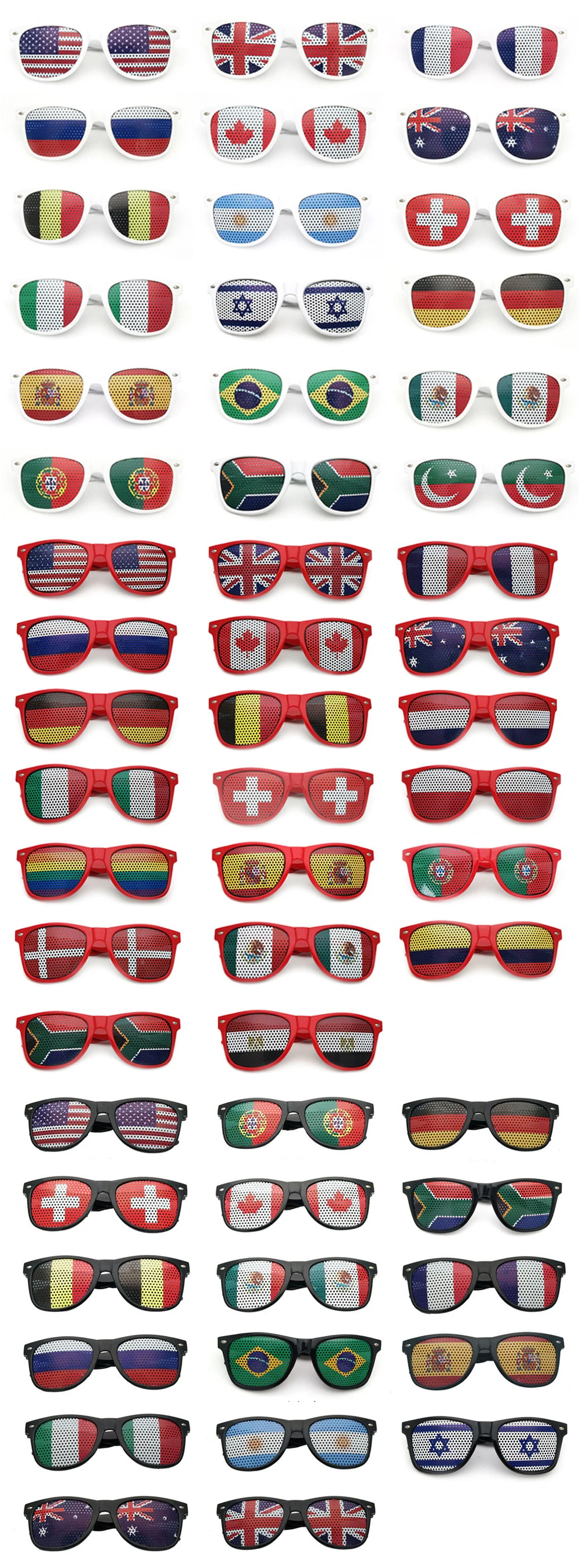 Flag Germany Sunglasses Fan Pinhole Sticker Country Football Event ...