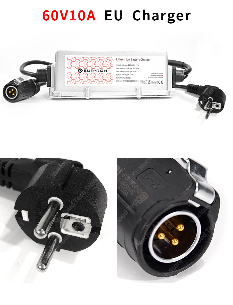 Surron 72v 60v10a Charger Light Bee X Charging Tools Motocross Sur Ron ...