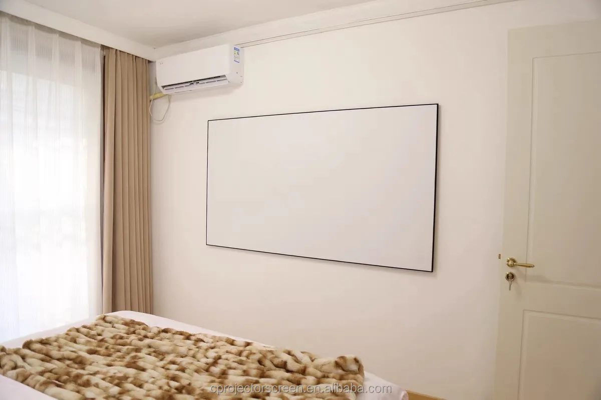 92inch 100inch 150 Inch 200inch 16:9 Fresnel Anti-light Projection ...