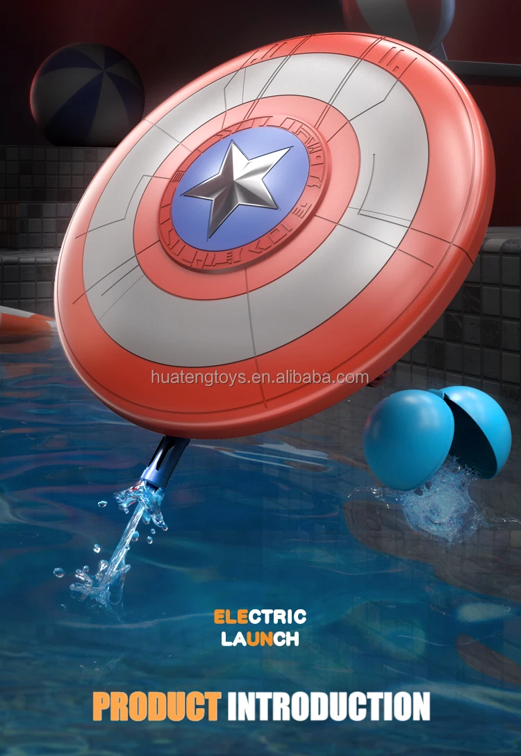 Electric Water Gun Shield Water Gun Children's Outdoor Splashing Toy ...