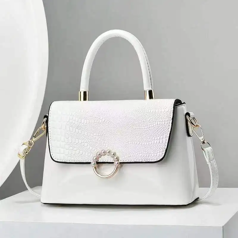 Glossy Pu Leather Women Purses Messenger Tote Bags For Ladies Top ...