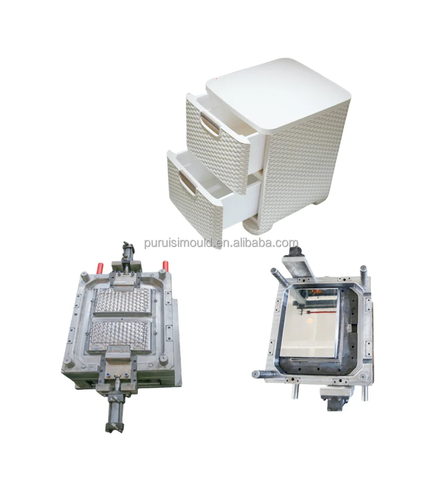 Customized Injection Plastic Storage Cabinet Moulds Household Injection ...