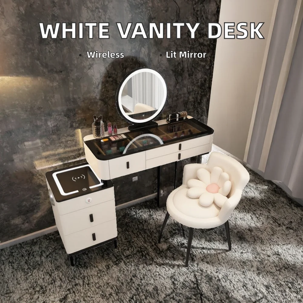 Bedroom Furniture Dressing Table Modern European Make up Dressing Table ...