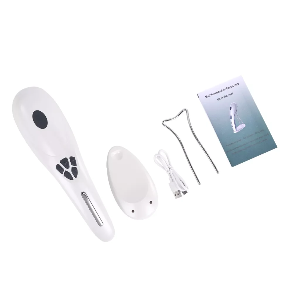 6 In 1 Electric Laser Hair Growth Comb Anti Hair Loss Massage Therapy ...