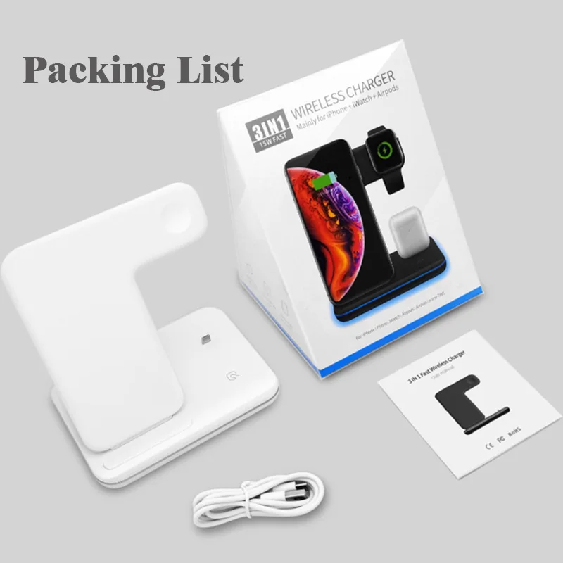 Wireless Charger Universal All Phone Three In One Wireless Charger ...