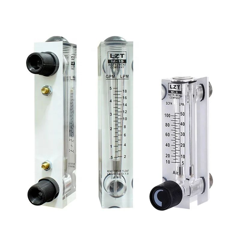 Factory price stainless steel thread connection air flow rotameter ...