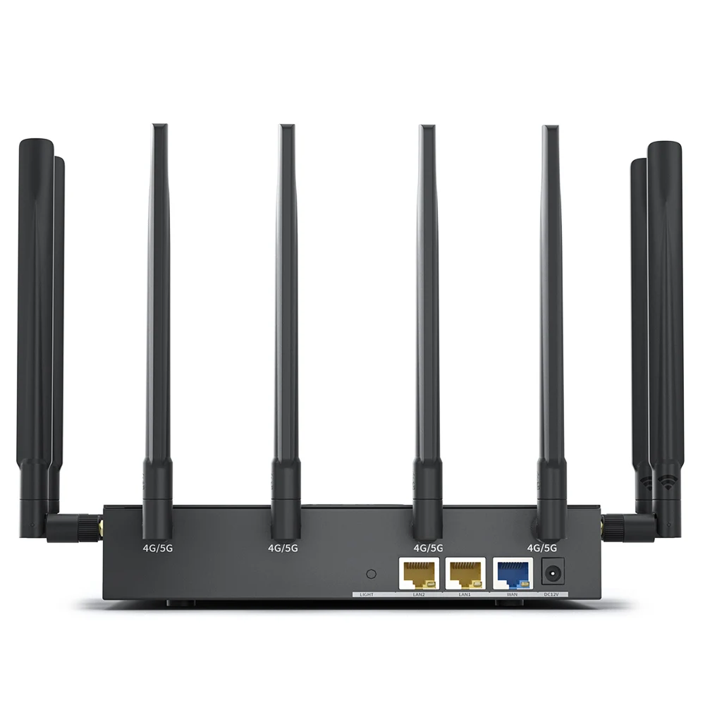 5G CPE Router with 8 High-Gain Antennas - Wi-Fi 802.11 Ax