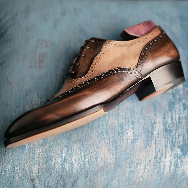 Mens Hand Made Shoes - Cie OX54 Fiddle-Back Waist Constructions