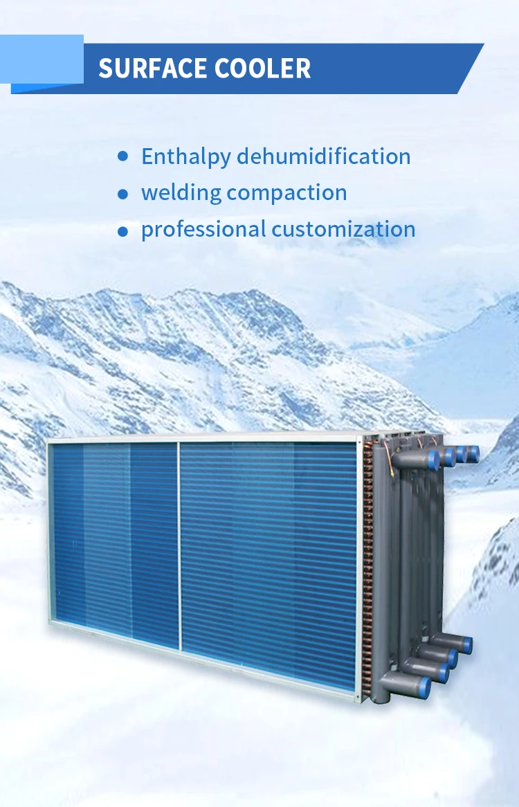 Refrigerator Hvac Heat Exchanger Copper Tube And Copper Fin Aluminum ...