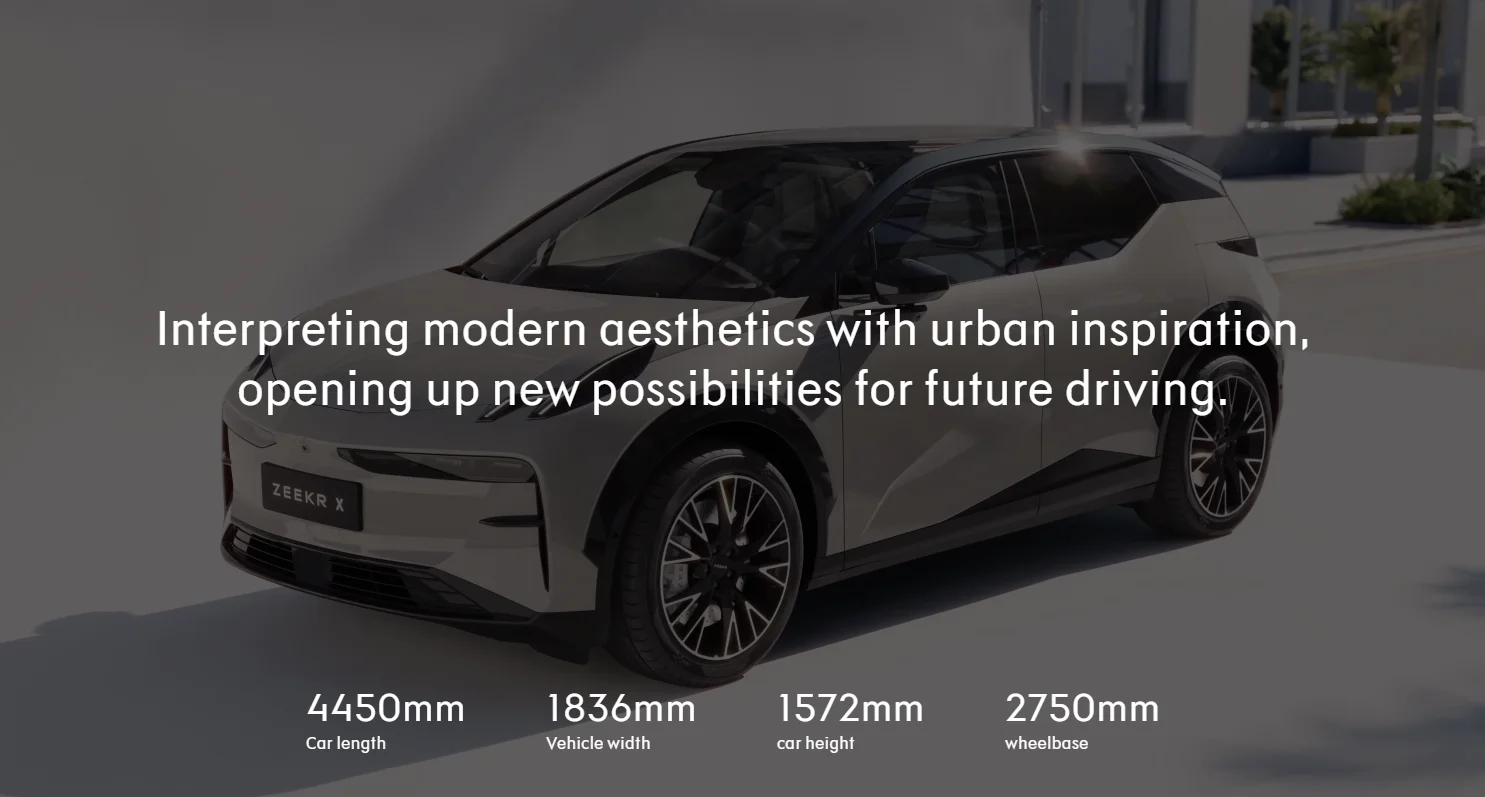 Geely Zeekr X 2024 Model 5 Seat 4wd Suv Pure Electric 428 Hp New ...