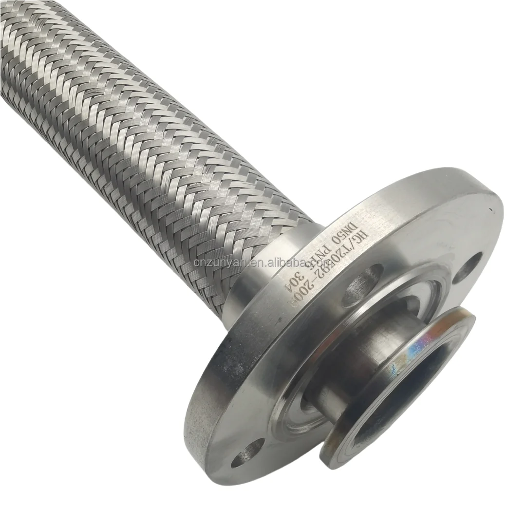 Flange Joint Braided Flexible Hose Flexible Metal Hose for Water Heater ...
