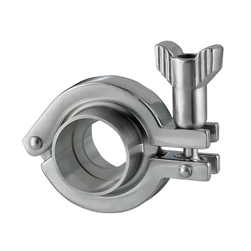 KINDING DIN/SMS/3A/RJT Stainless Steel Smooth Surface Clamp for ...