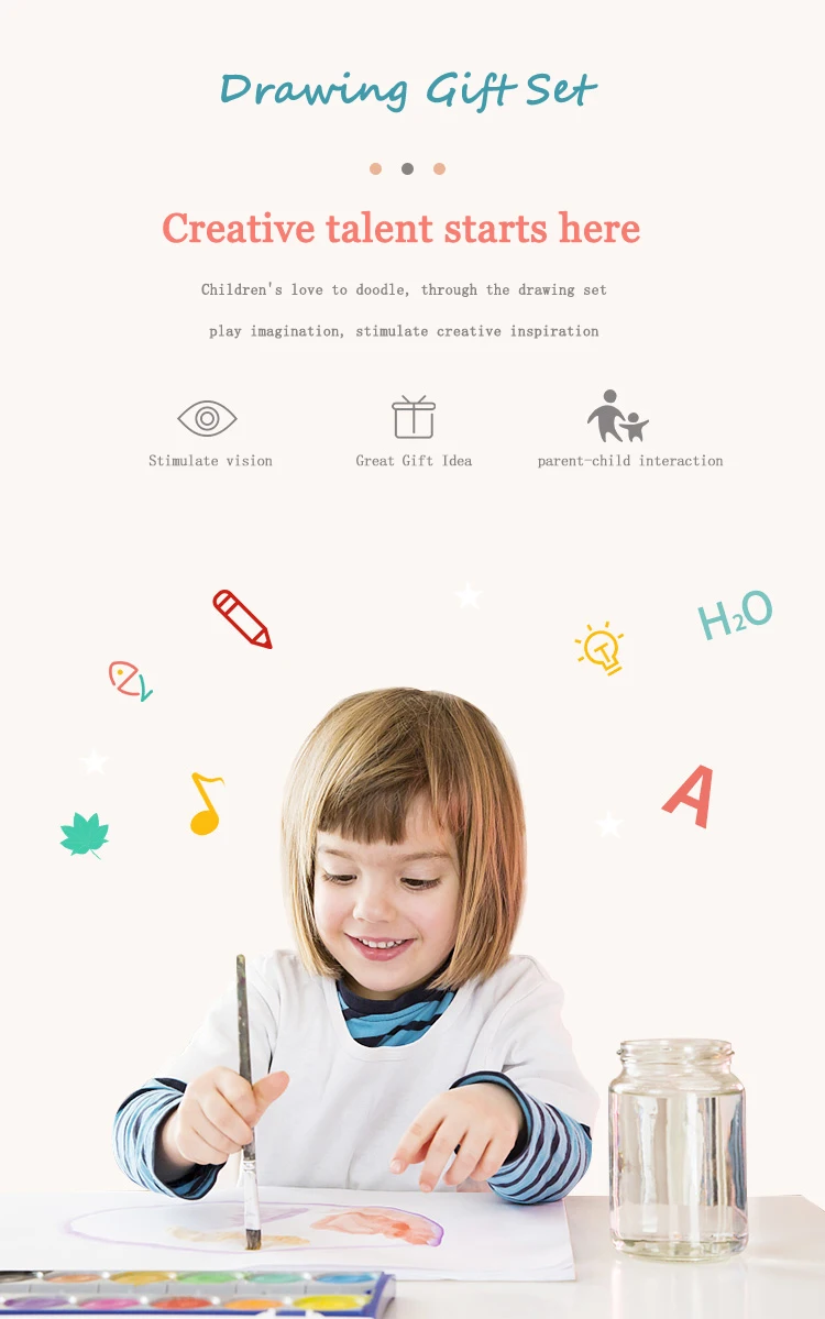 86PCS Drawing Set Beginner Artist Kit Includes Watercolor Crayons ...