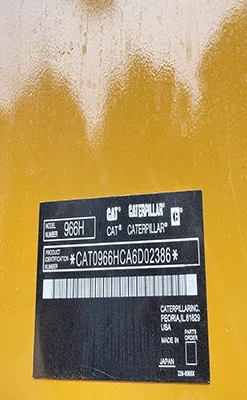 Original Caterpillar 966h Wheel Loader Used Caterpillar 966h Loader In ...