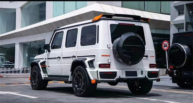 2022year W464 W463a G63 G500 Car Dry Cf Carbon Fiber Upgrade To B900 Rocket Front Rear Bumper ...