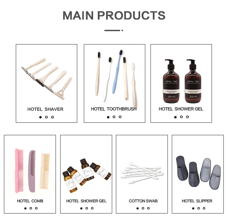 Wholesale 5 Star Hotel Guest Room Supplies Amenities Custom Private ...