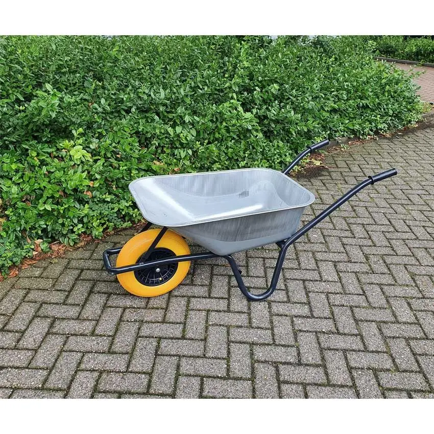 Wheel Barrow Wheel Solid Rubber 4.80/4.00-8 Spare Wheel Including Axle ...