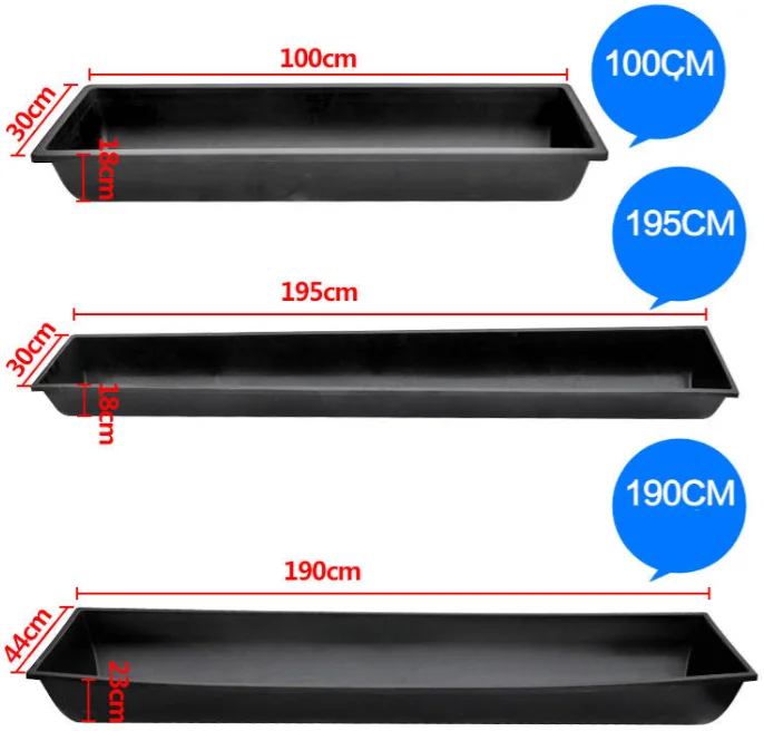 Durable and Flexible Cattle Feeding Troughs by Yinglian