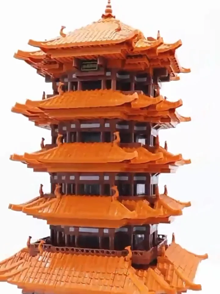 Lezi Lz8275 Chinese Famous Building Architecture 4700 Pcs Yellow Crane ...