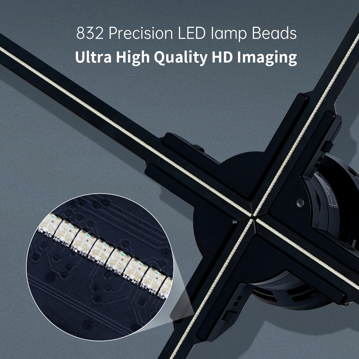 3D Holographic Display Projector - 3X3 Outdoor Splicing