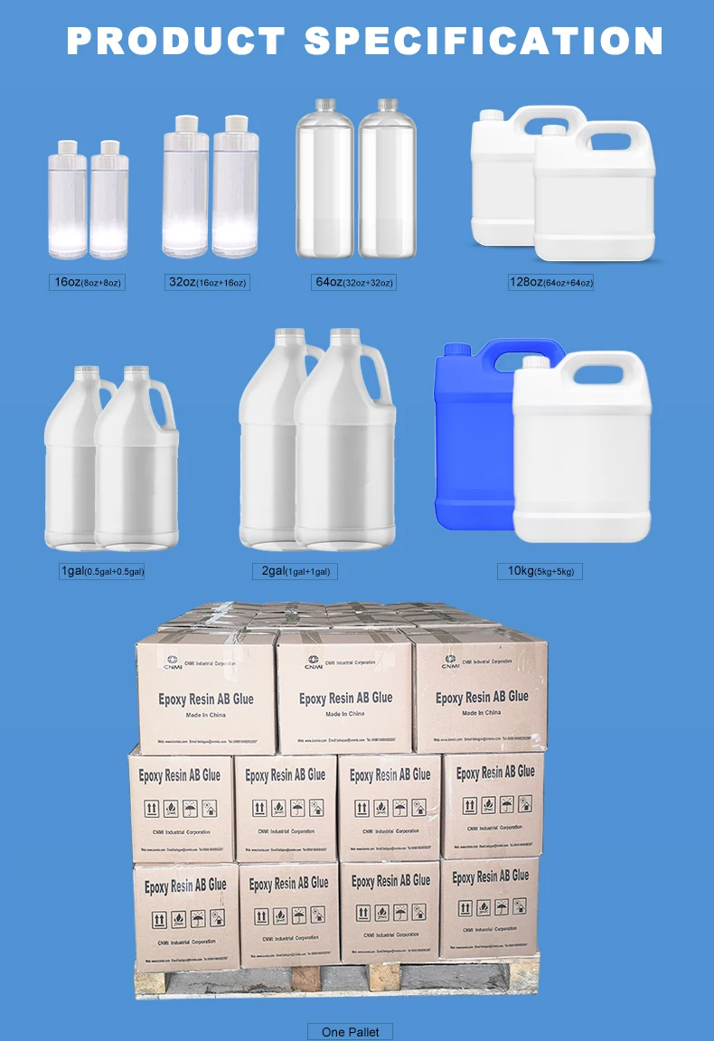 CNMI Epoxy Resin Kit 2 Part Crystal Clear Casting and Coating Artist ...