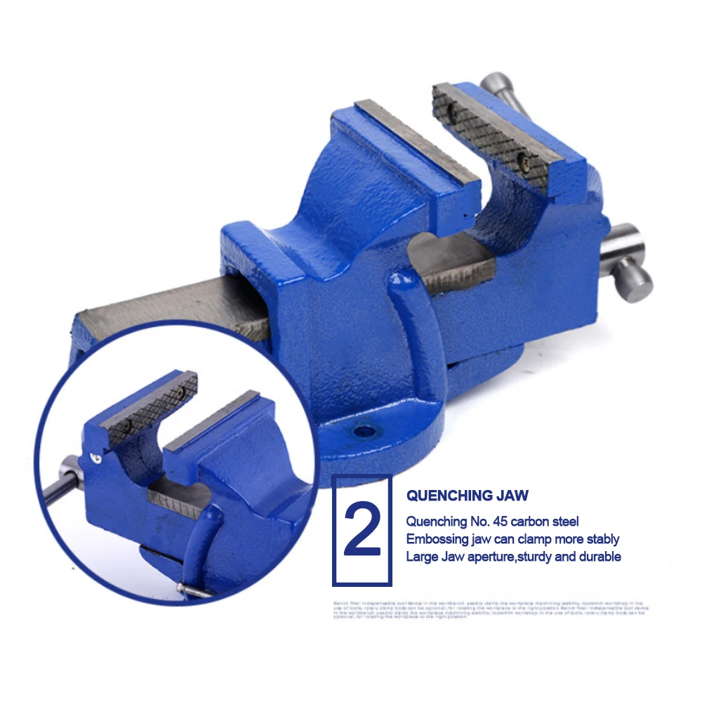 Light Without Swivel Bench Vise Vice Different Sizes With Anvil 3" To ...