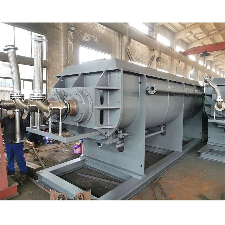 Biaxial Paddle Dryer Hollow Blade Dryer For Clay Chemical Dryer - Buy ...