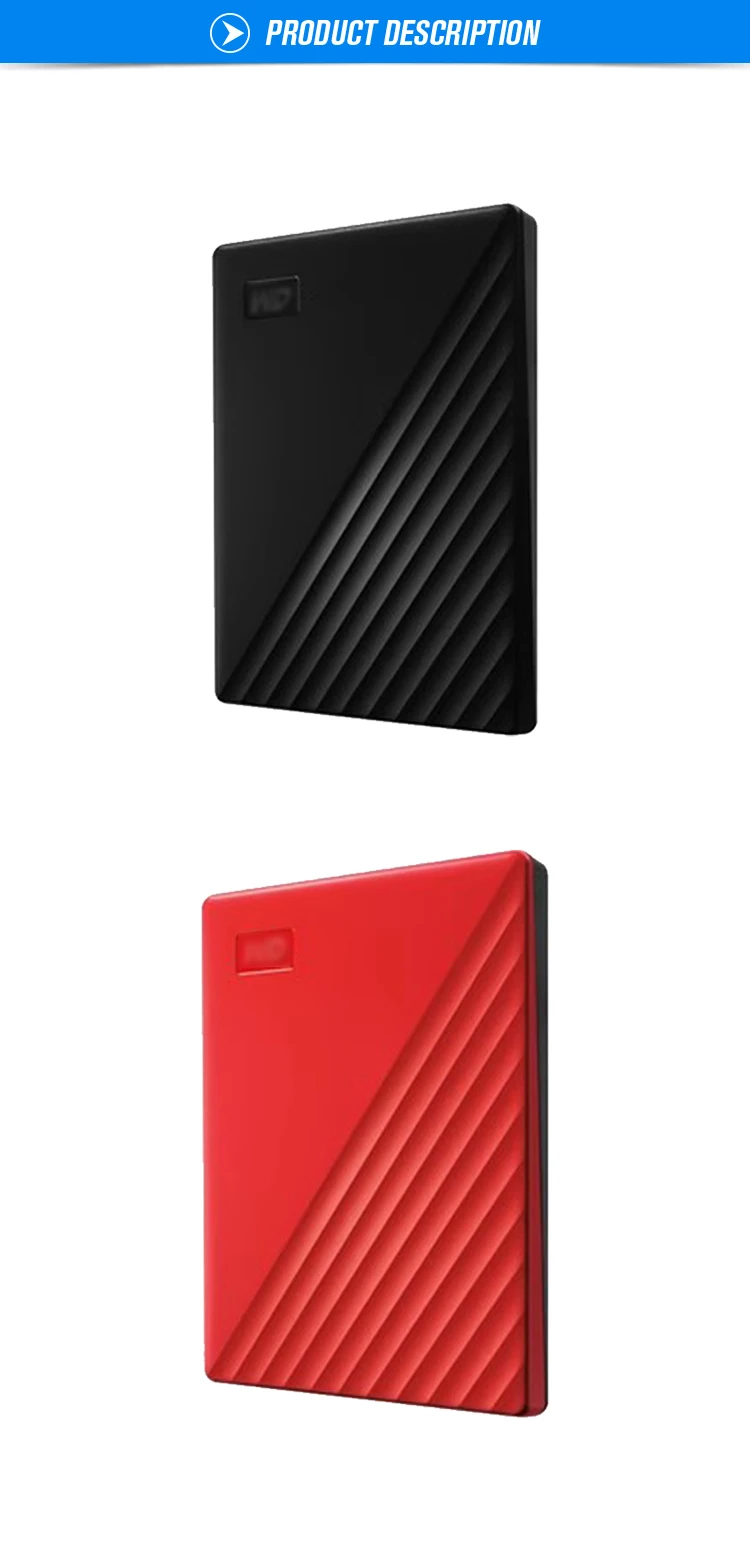 For Wd 1tb 2tb 4tb 5tb Hdd Hard Disk Drive Usb 3.0 Usb Passport 1t 2t ...