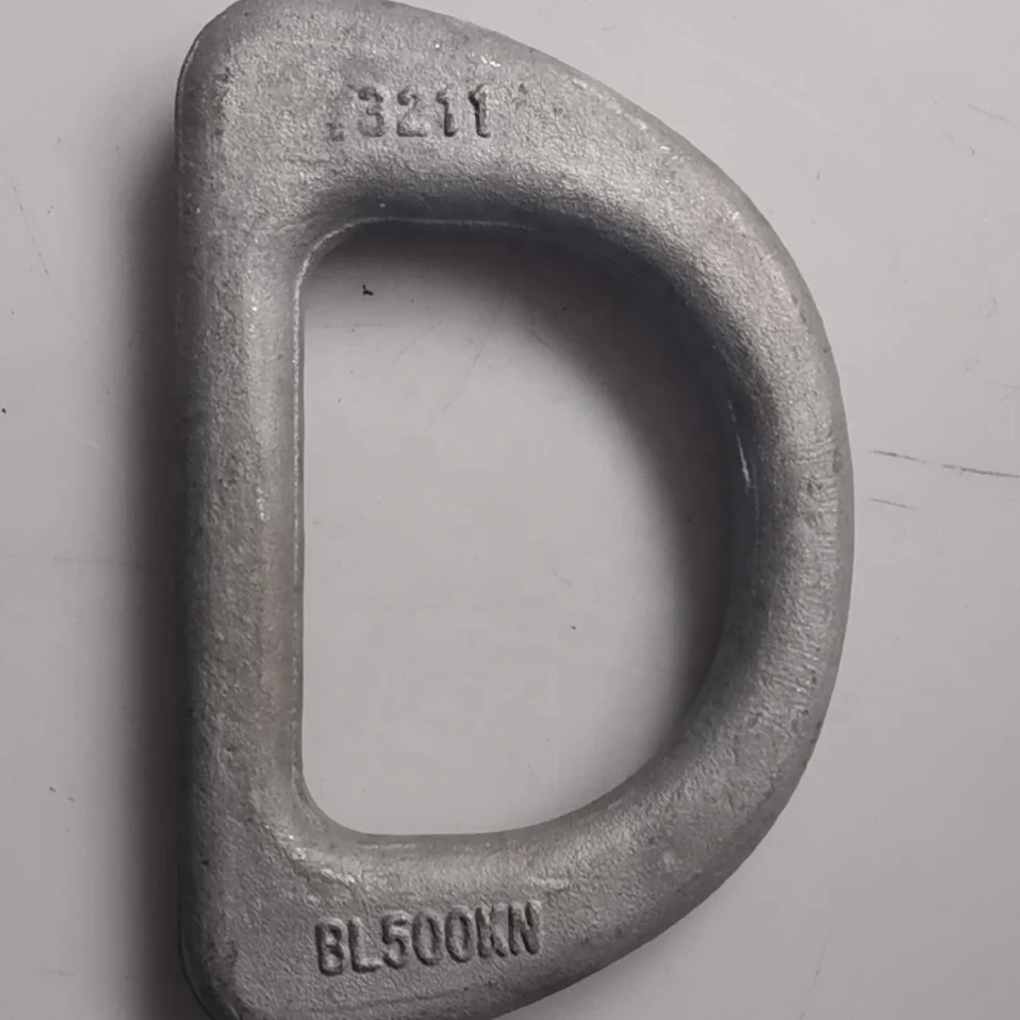 Forged Welded D-ring Lashing D Ring With Clamp Container Lashing ...