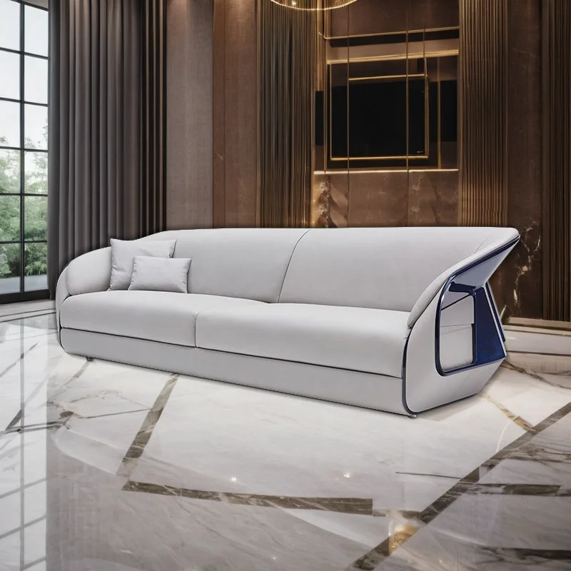 New design italian couch sofa set furniture living room modern white ...