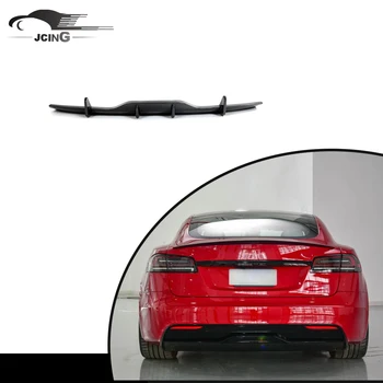 Carbon Fiber Add-on Rear Diffuser For Tesla Model S Plaid 2021-2023 Jc ...
