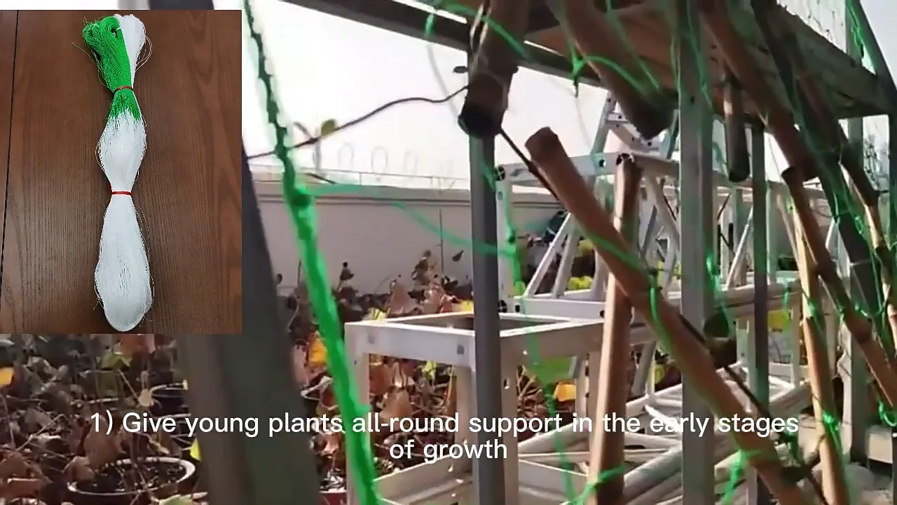 Climbing Plant Support Net Biodegradable Jute Hand-woven Nets Twine ...