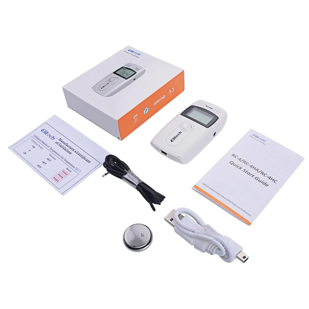 Rc-4 Digital Usb Temperature Data Logger Built-in Ntc Sensor High Precision Thermometer Data ...