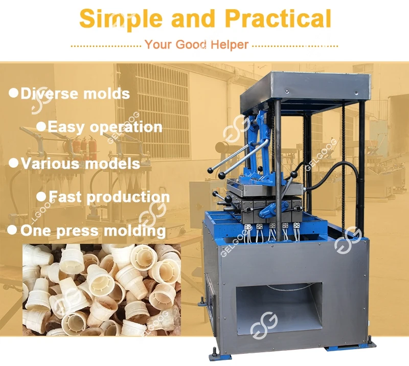 Gelgoog Choco Monaka Shells Ice Cream Cone Wafer Cone Forming Equipment ...