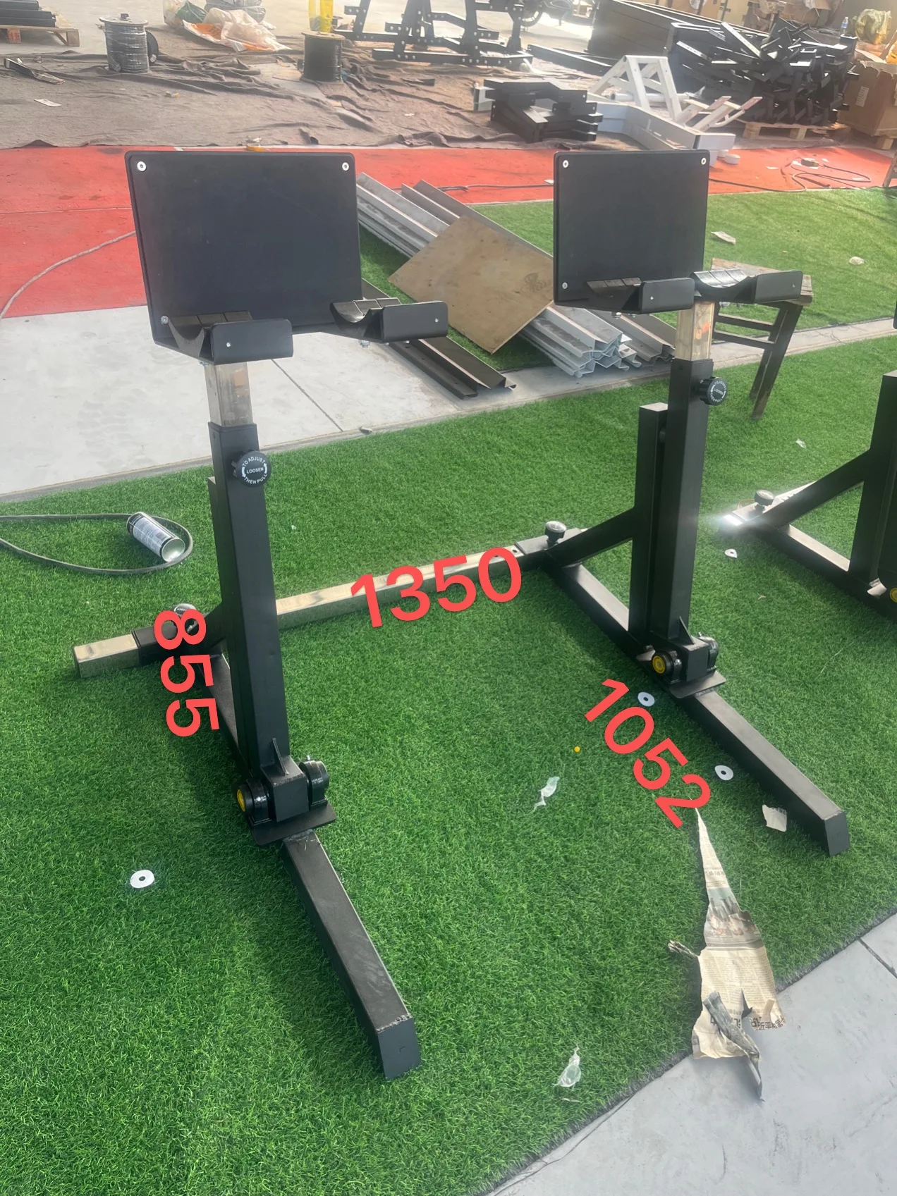 Dumbbell Spotter Stands with Pivot System - Adjustable Dumbbells Stand ...