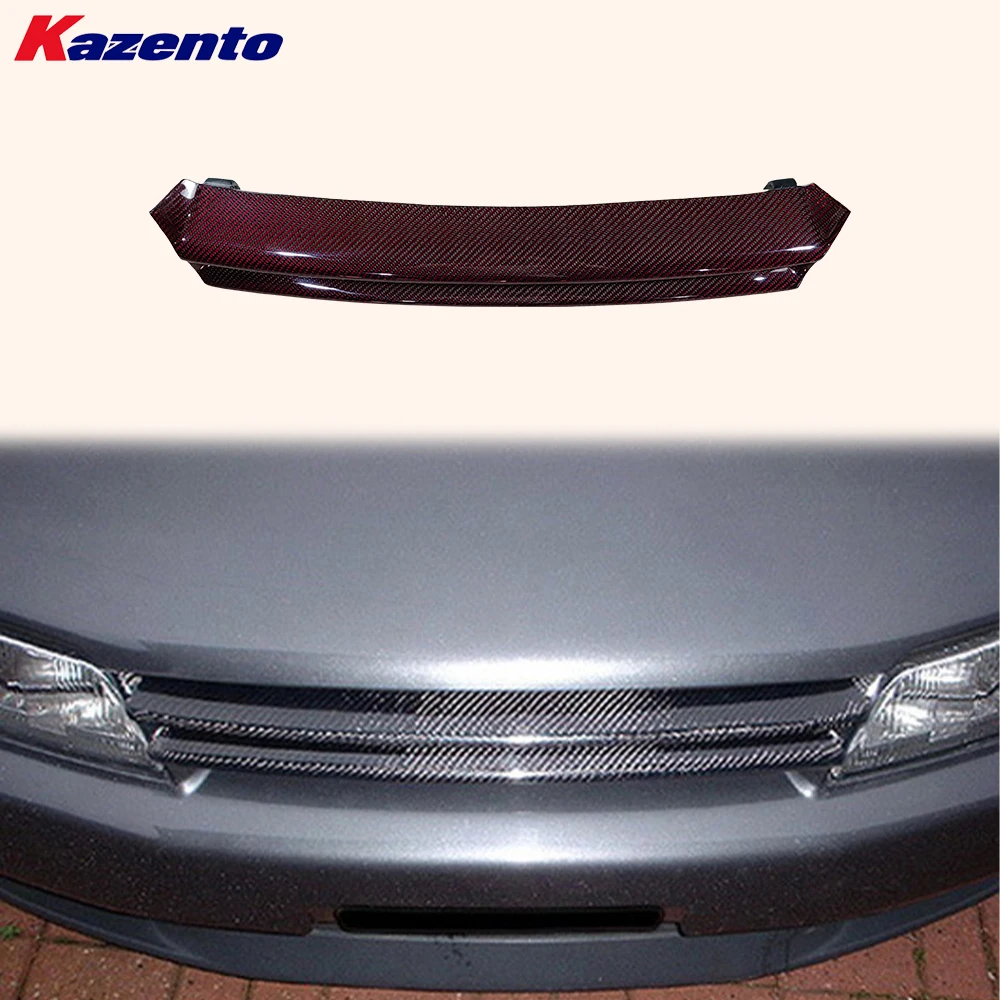 For Nissan Skyline R32 (GTR Only) OEM Style Red Carbon Fiber Front ...