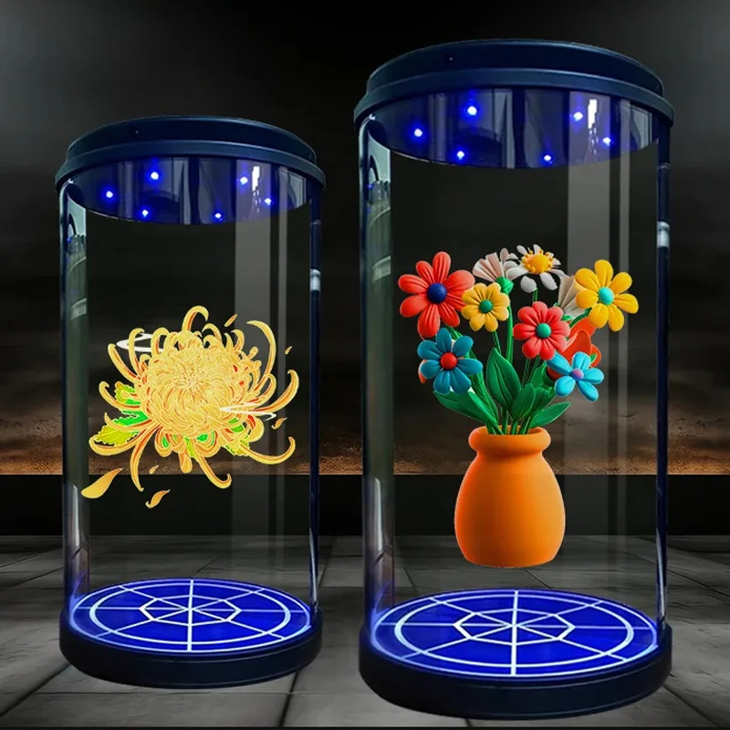 75 Inch Human Size Hologram Cabinet - AI Interaction Holo Tube