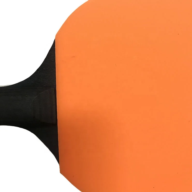 High Quality Customized Rubber Colorful Wooden Pingpong Bat For Table ...