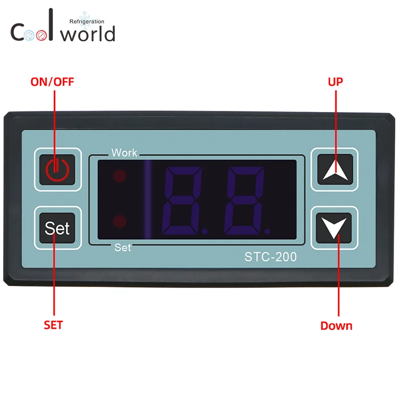 Refrigerator Digital Thermostat Switch - STC-200 Controller