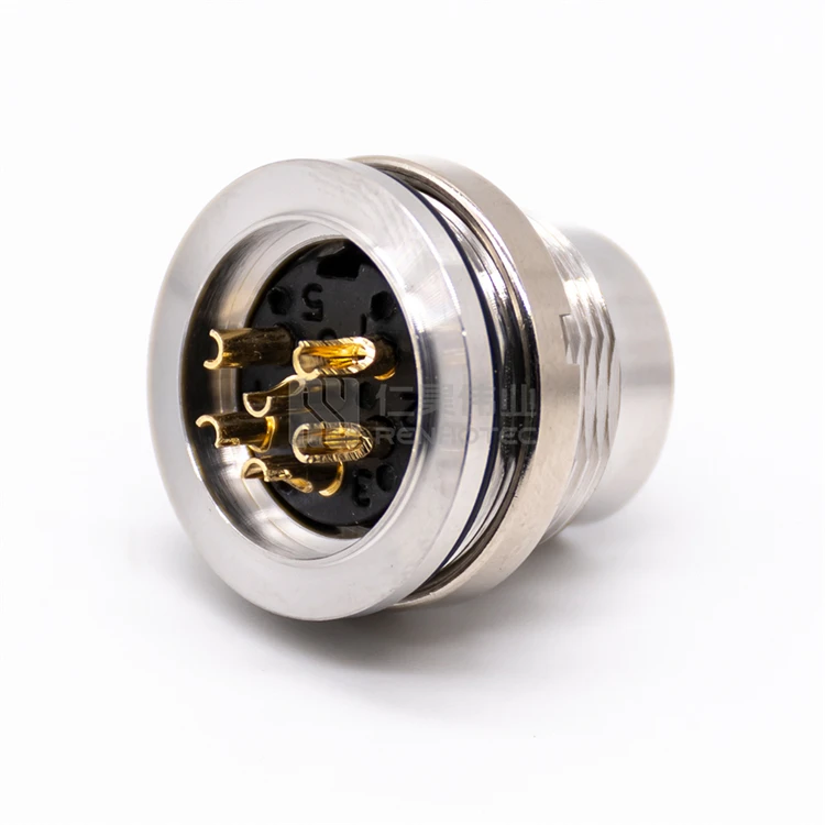 M16 Connectors 6 Pin Panel Mount Connector Plug - Buy M16 Connectors 6 ...