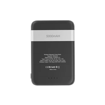 Newest Magnetic 5000mah Mini Powerbank Pd22.5w Magnetic Wireless ...